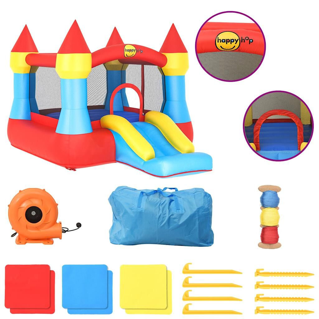 Olcsó Happy Hop ugrálóvár csúszdával 264 x 365 x 214 cm | vidaXL.hu